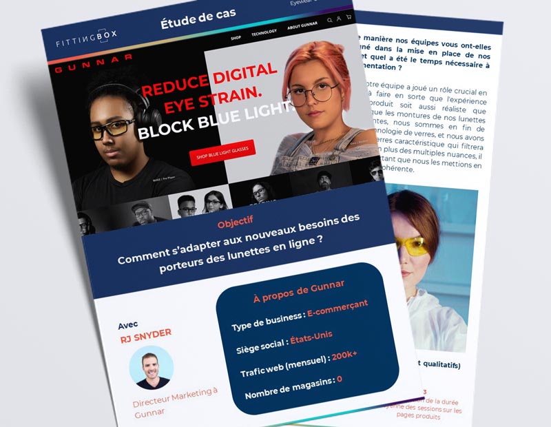 Gunnar booste ses ventes avec l'essayage virtuel de lunettes